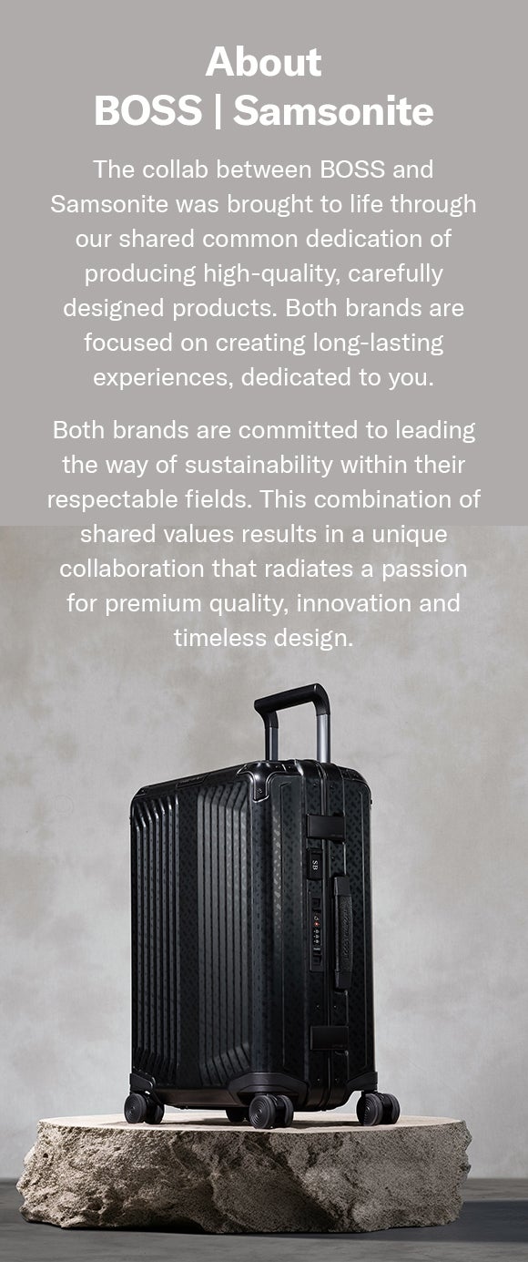 BOSS and Samsonite unite in a unique collaboratio | Samsonite Hong Kong
